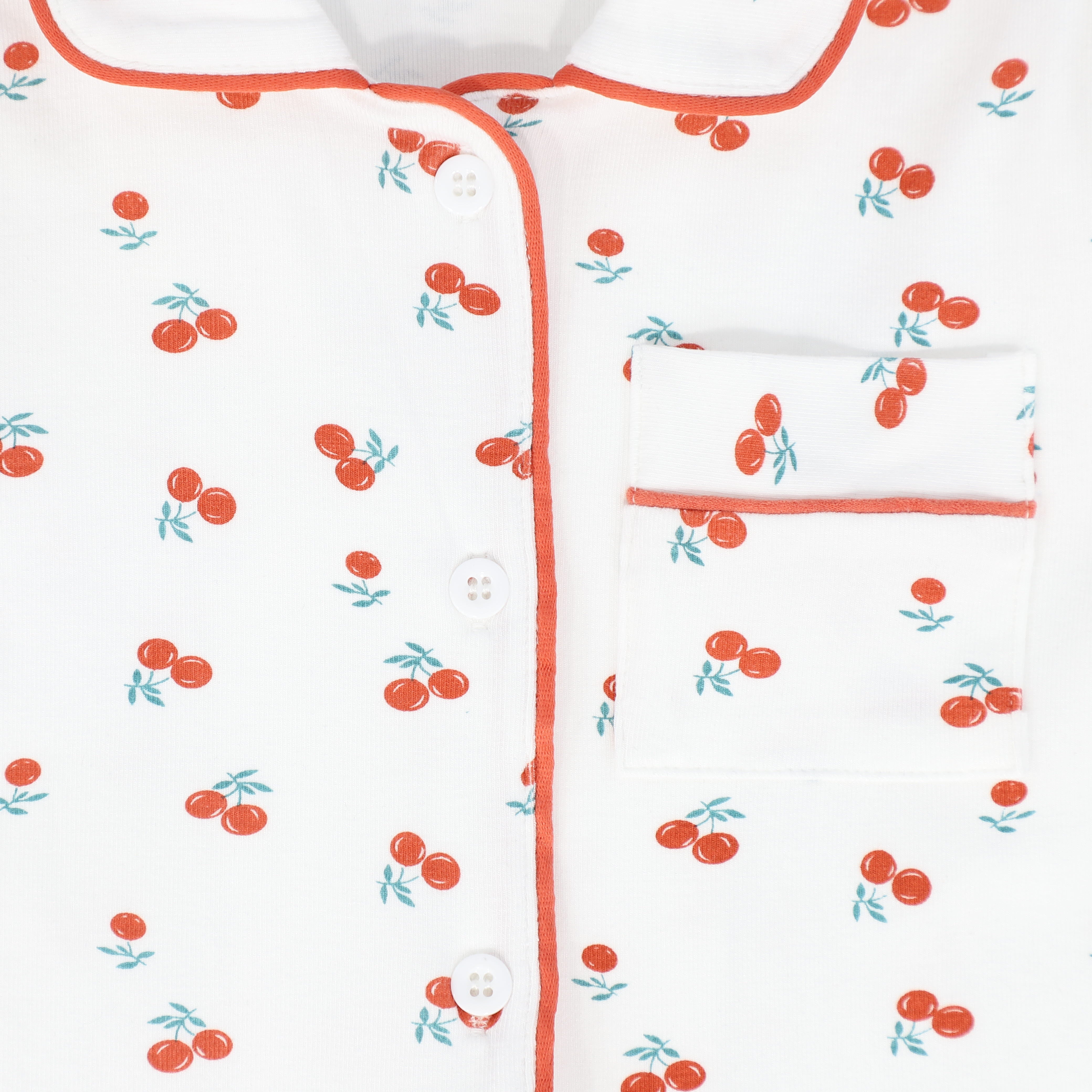 Bebe Jolee Piped red printed pajamas – Flying Colors